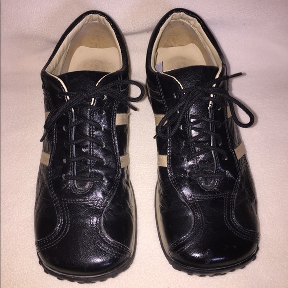 Charles Amar | Shoes | Charles Amar Black Leather Lace Up Shoes | Poshmark